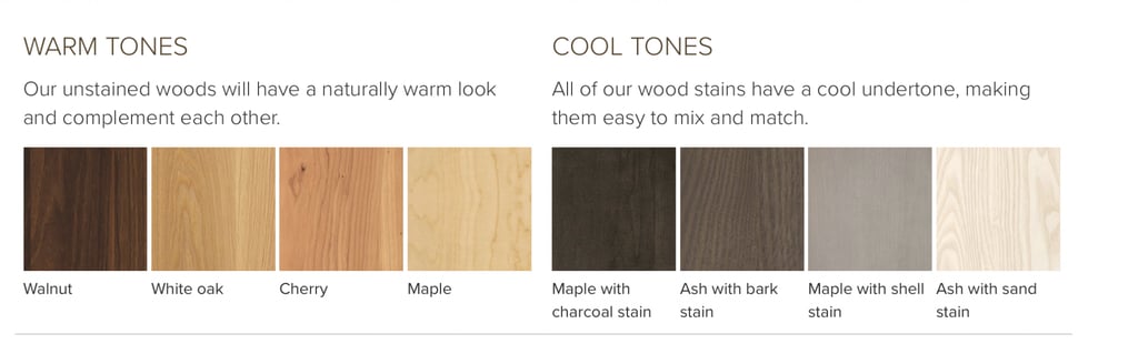 Mixing and Matching Wood in Your Home